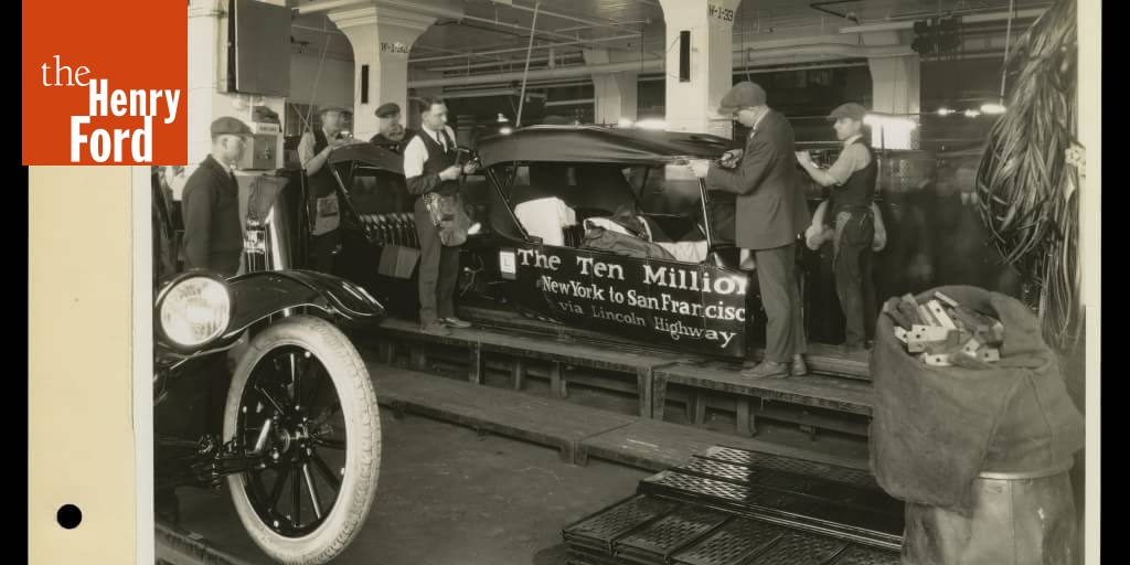 Ten-Millionth Ford Car on the Assembly Line, 1924 - The Henry Ford