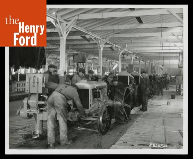 Fordson Tractor Assembly Line, Ford Rouge Plant, 1919 - The Henry Ford