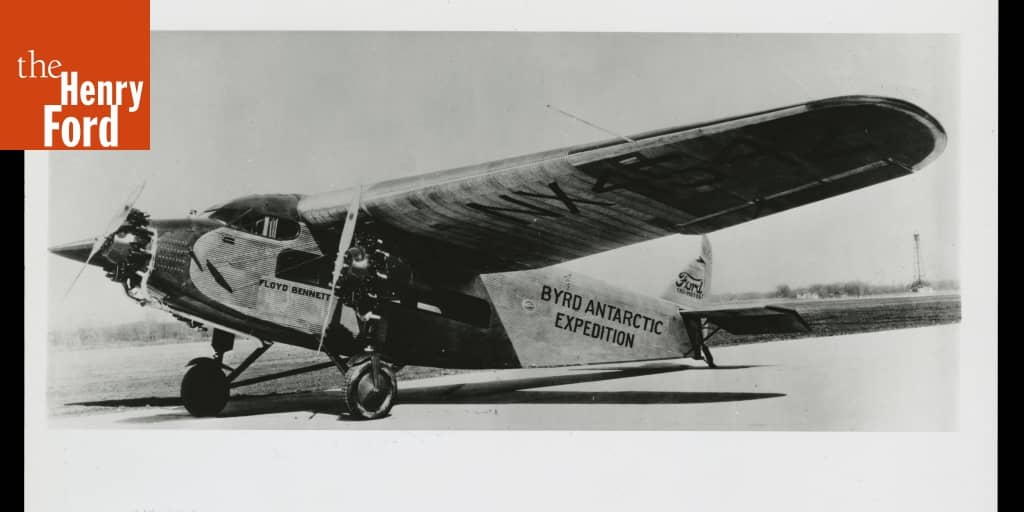 Ford Tri-Motor Airplane NX4542 in March 1928, Later Flown by Admiral ...