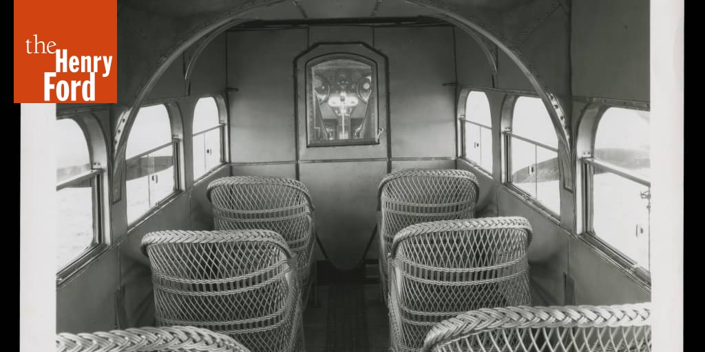 Passenger Seating inside Ford Tri-Motor 4-AT-4, 1927 - The Henry Ford