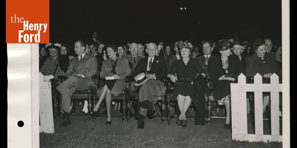 Edith, Benson and Josephine Ford, Henry and Clara Ford, Margaret Ford ...