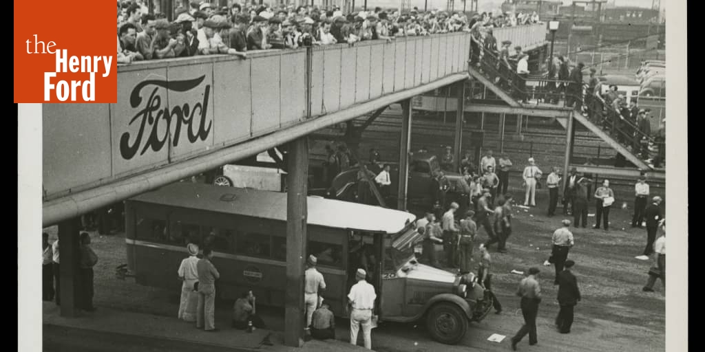 Distributing Labor Union Literature to Workers at the Ford Rouge Plant ...