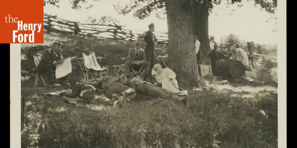 The "Vagabonds" Resting at Their Campsite, August 21, 1918 - The Henry Ford