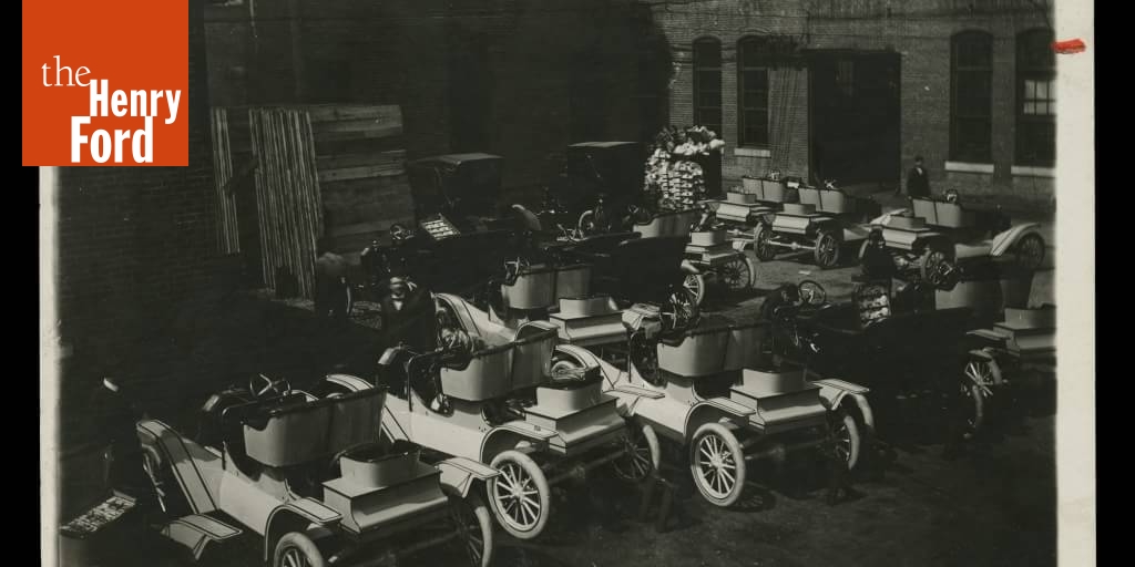 Early Model T Automobiles at Ford Motor Company Piquette Plant, Detroit ...